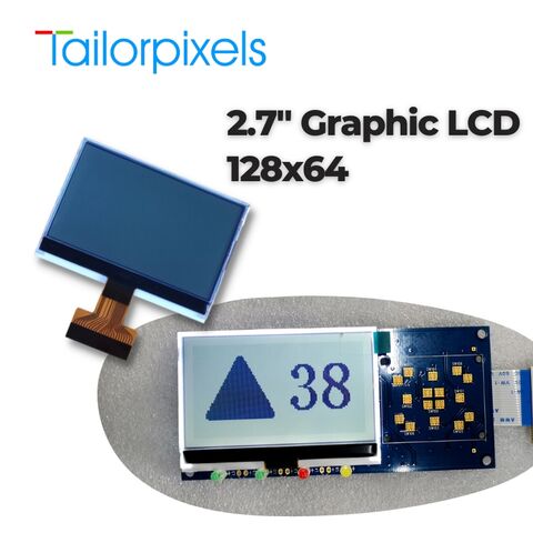 Buy Wholesale China 128×64 Graphic Lcd, Fstn, Monochrome Display ...