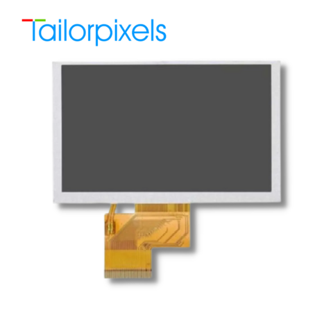 5.0 Inch Tft Lcd, Tn Lcd Display, Rgb Interface, 800x480 Pixels, Touch Screen Option, Ili5960 ...