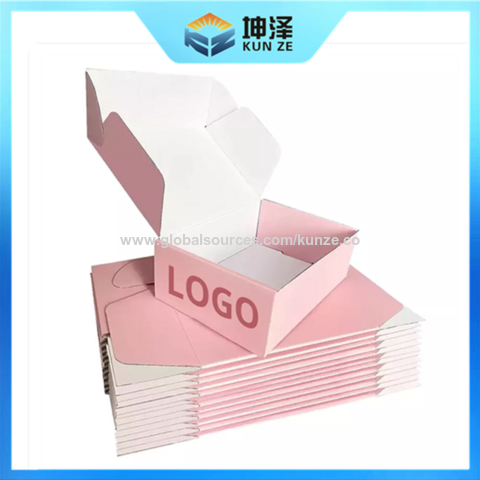 Buy Wholesale China Pink Mailer Gift Box Protective Cardboard Packaging ...