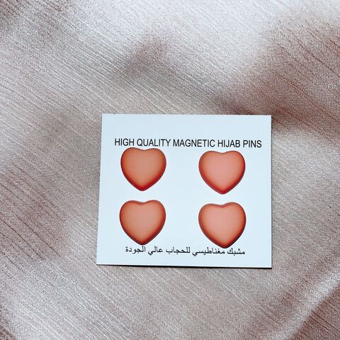 Buy Wholesale China Wholesale Custom Muslim Magnetic Brooch Heart Shape ...