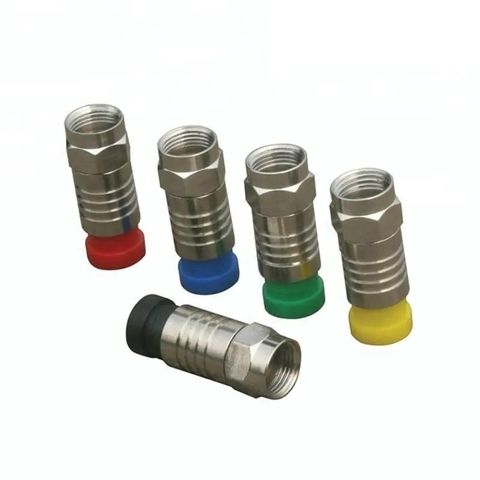 Buy Wholesale China Universal For Rg6 Rf Coaxial Cable Connector ...