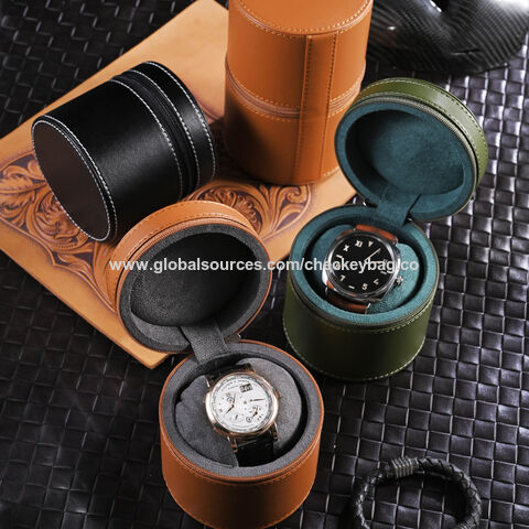 Buy Wholesale China Quality Genuine Leather Single Watch Cases,leather ...