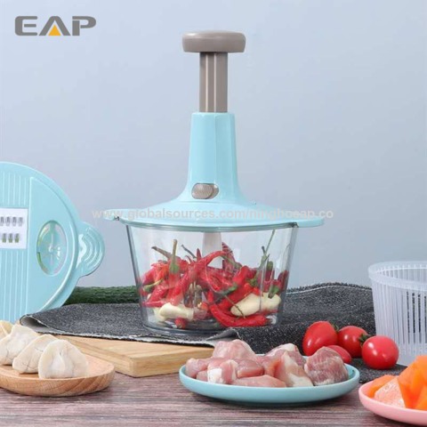 Buy Wholesale China Multi-functional Manual Rotary Chopper Vegetable ...