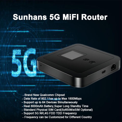 Buy Wholesale China 5g 4g Mifi Router Portable Qualcomm Wifi Router ...