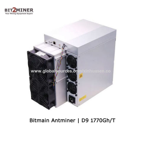 Buy Wholesale China New Bitmain Antminer D9 1770gh/s X11 Algorithm Dash Miner Mue Cann Dash Dpc ...