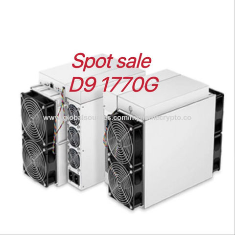 Buy Wholesale China Good Quality Server New Antminer D9 1770mh/s 2839w ...