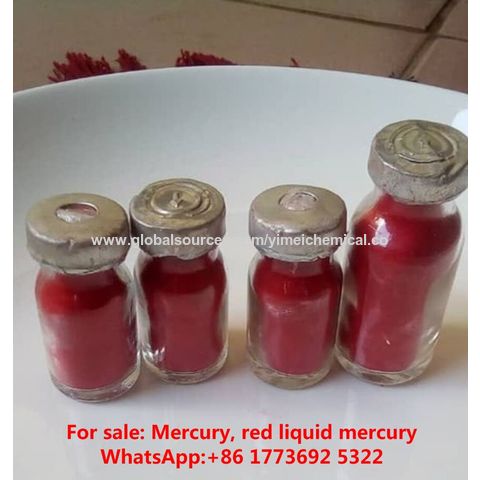 Buy Wholesale China Pure 99.99% Red Liquid Mercury & 99.99% Silver ...