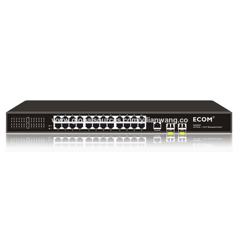 Buy Wholesale China Ethernet Switch 24+2 Ports Gigabit Rj45 Web Managed ...