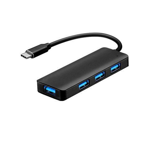 Buy Wholesale China Oem Black 4 Port Type C Usb 3.0 Hub & Usb 3.0 Hub ...
