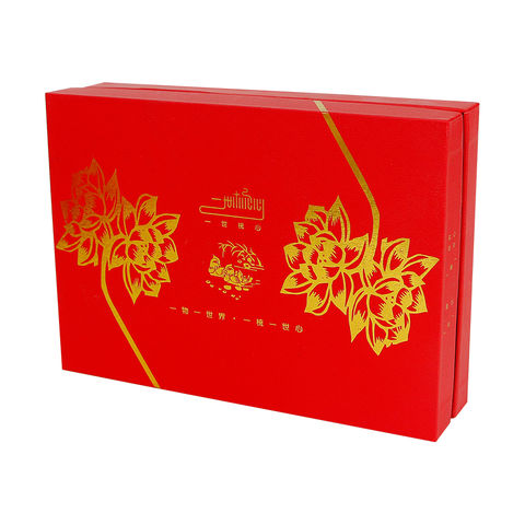 Buy Wholesale China Factory Price Red Rigid Paper Boxes Custom Print ...