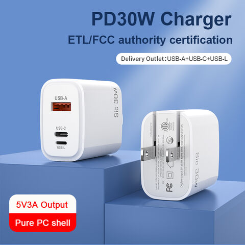 Buy Wholesale China Pd30w Dual Quick Charger L To C Reverse Charging ...