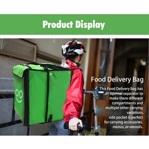 Buy Wholesale China Custom Logo Green Waterproof Bags Durable Pizza ...