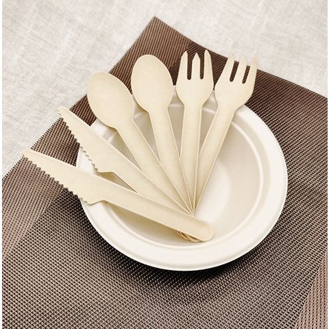 Buy Wholesale China Fcatory Price Eco-friendly Disposable Paper Fork ...