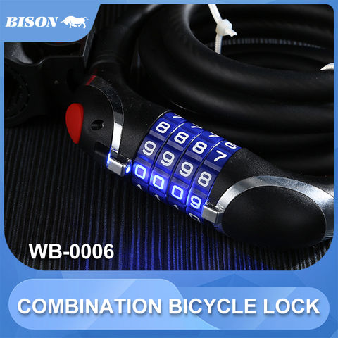 Buy Wholesale China Chain Lock Bicycle Lock Cable Lock With 4 Security ...