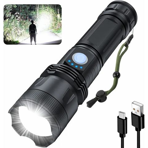 Buy Wholesale China High Power Torch Usb Hand Lamp Rechargeable Battery ...