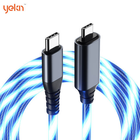 Buy Wholesale China Led Glowing Light Usb Charger Cable Colorful ...