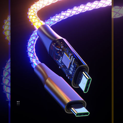 Buy Wholesale China Hot Sale 100w Aluminum Optical Fiber 3ft 6ft Type C ...