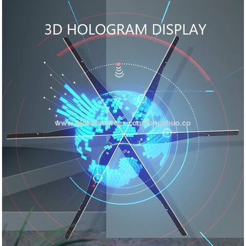 Buy Wholesale China 100cm 6 Blades 3d Hologram Advertising Display Fan ...