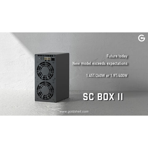 Buy Wholesale China Goldshell Sc Boxii Miner Mining 100% New & Oldshell ...