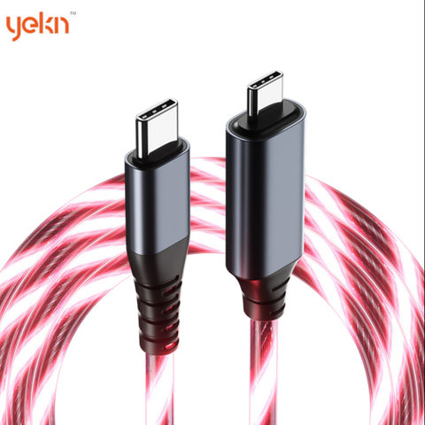 Buy Wholesale China Led Streming Light Usb Charger Cable Colorful ...