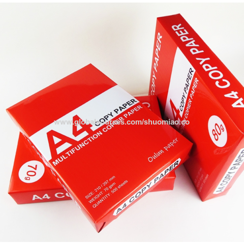 Buy Wholesale China A4 Copy Paper 70gsm, 75gsm, 80gsm Wholesale ...
