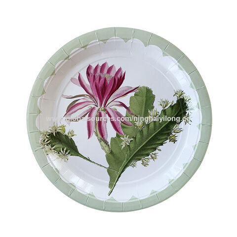 Buy Wholesale China Wholesale 7 Inch Printed Paper Party Tray Paper ...