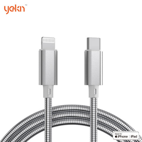 Buy Wholesale China New Arrival Mfi 3ft 6ft 3a 480mbps Mental Braided ...