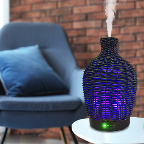 Buy Wholesale China 100ml Premium Retro Rattan Essential Oil Diffuser ...