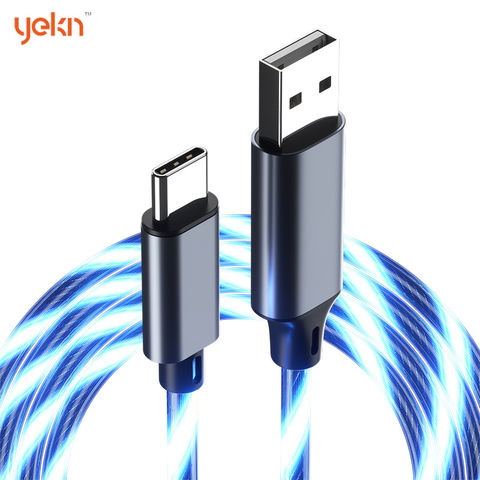 Buy Wholesale China Yellow Knife Light Up Cable Usb C To Usb C Cable ...