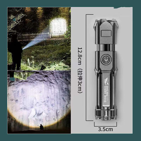 Led Flashlights Le1000 High Lumens, Bright Small Flashlight, Zoomable ...