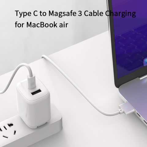 Buy Wholesale China 140w Power White Braided 2m Usb-c To Magsafe 3 ...