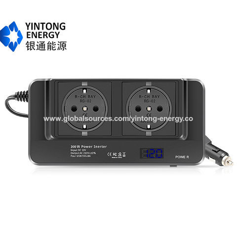 Buy Wholesale China 2 Ac Outlets 4 Usb Ports Charger Adapter 200w Power ...