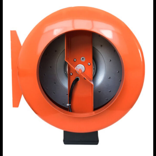 Buy Wholesale China 6" 150mm Sk Rounded Ducting Centrifugal Fan+inline ...