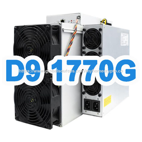 Buy Wholesale China In Stock Bitmain D9 1770g 2839w Dash Miner Antminer D7 1286g D9 1770g D5 X7 ...