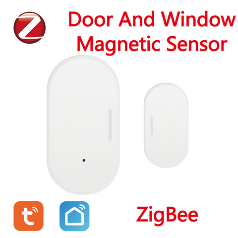 Zigbee Window Door Sensor Magnetic Door Alarm Sensors For Smart Home ...