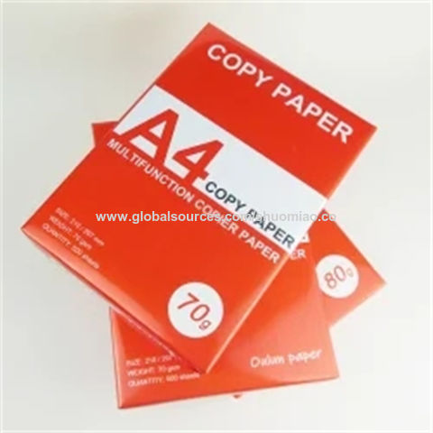 Buy Wholesale China Double A A4 Size70g 80gsm White A4 Copy Paper 500 ...