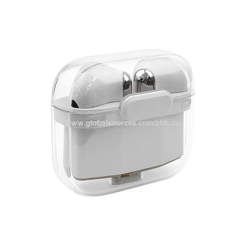 Wholesale Acrylic Material Transparent Charging Case True Wireless ...