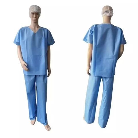 Buy Wholesale China Nurse Non Woven Doctors Disposable Scrub Suit Set ...