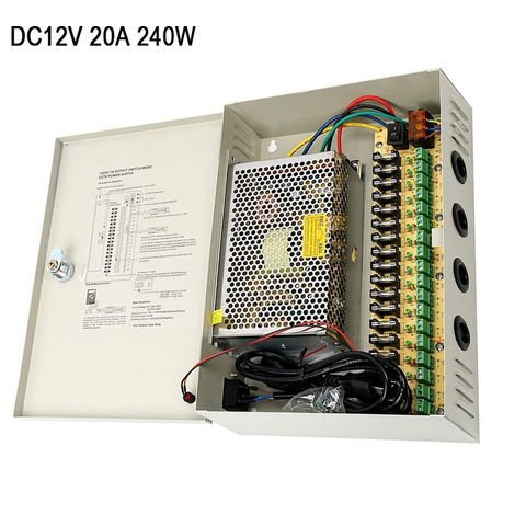 Buy Wholesale China Cctv Power Supply Metal Box For Camera/dvr 110v~20v ...