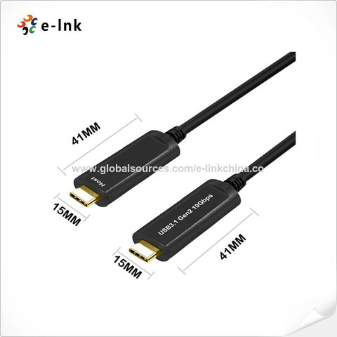 Buy Wholesale China Usb 3.1 Type C Aoc Fiber Optical Cable 2-core Multi ...