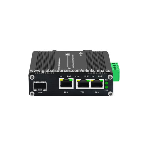 Buy Wholesale China Mini Industrial 3-port 10 100 1000t 802.3at Poe To ...