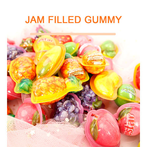 Buy Wholesale China Wholesale Custom Delicious Jam Filled Gummy Candy ...