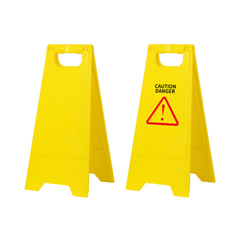 Safety Sign Stand With Foldable Design. Made Of Pp Plastic., Safety ...