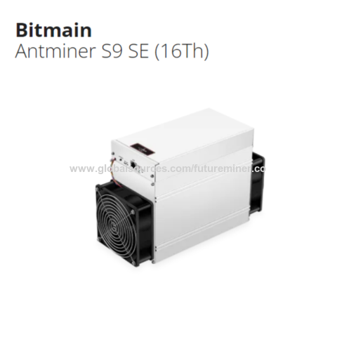 Buy Wholesale China Blockchain Miner Antminer S9 Se 16th 1280w Crypto ...