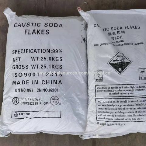 Buy Wholesale Germany Sodium Hydroxide 25kg Soda Caustic Soda Flakes ...