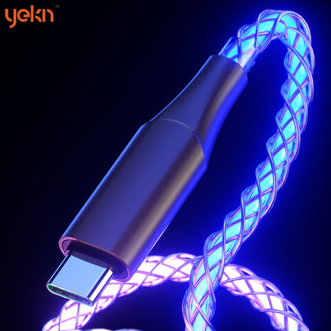 Buy Wholesale China Yellowknife Flowing Light Usb Data Cable Led Light ...