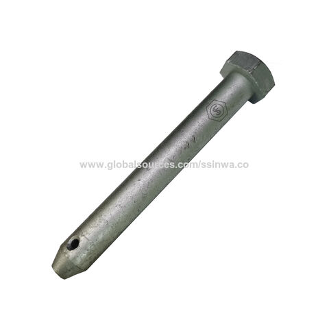 Buy Wholesale China Hexagon Head Bolts, With Cone Point Drilled Hole ...