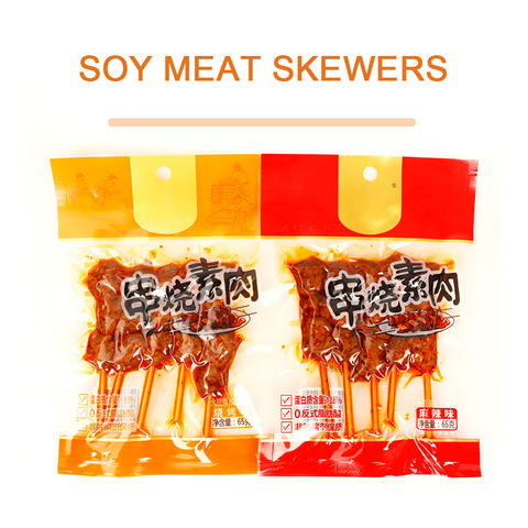 Supplier Spicy Snacks Soy Meats Skewers Healthy Delicious Foods - China ...