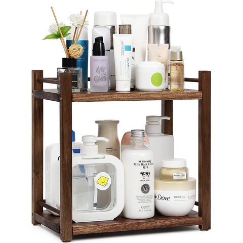 Wholesale 2-tier Corner Shelf For Kitchen Countertop Organizer Acacia ...