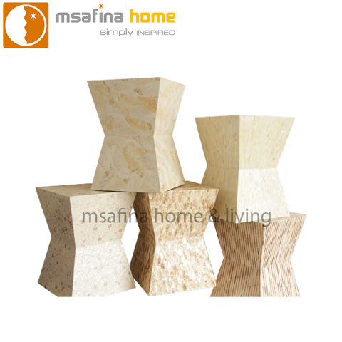 Buy Wholesale Vietnam Mother Of Pearl Rectangle Stool. Handmade In ...